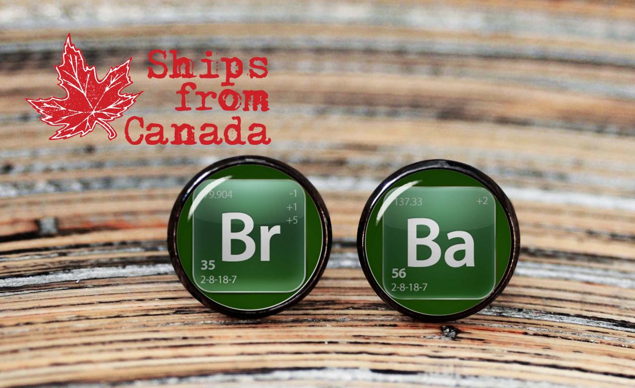 Breaking Bad Mens Silver Cufflinks Set In Box For Weddings, Gift, Prom ...